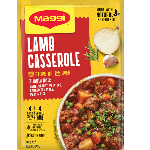 MAGGI Lamb Casserole Recipe Base 31 g – Easy Hearty NZ Meal – Kiwi ...