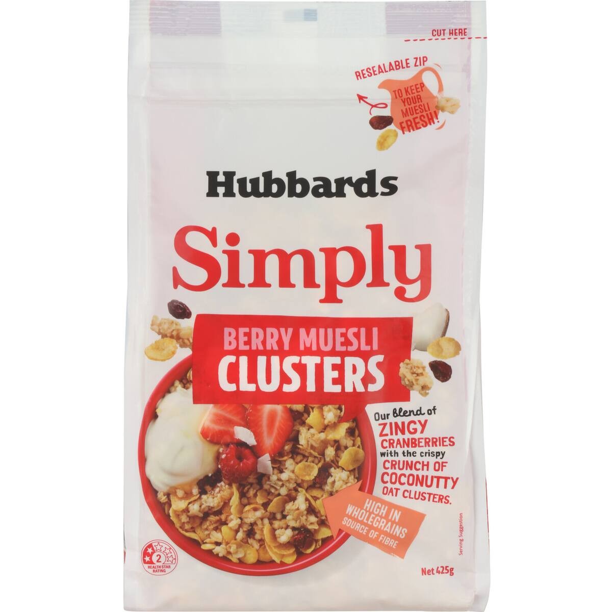 Hubbards Simply Berry Muesli Clusters 425g – Kiwi Corner Dairy