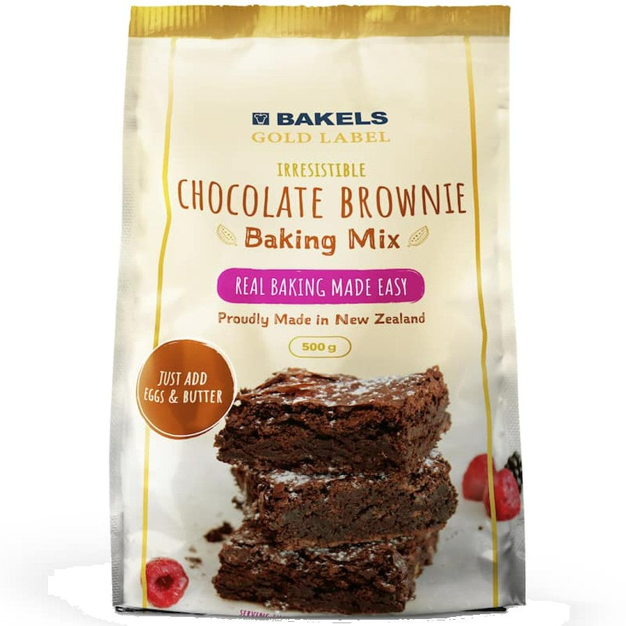 Bakels Gold Label Baking Mix Chocolate Brownie 500g – Kiwi Corner Dairy