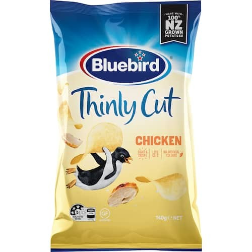 Bluebird Thin Cut Potato Chips Chick 150g – Kiwi Corner Dairy