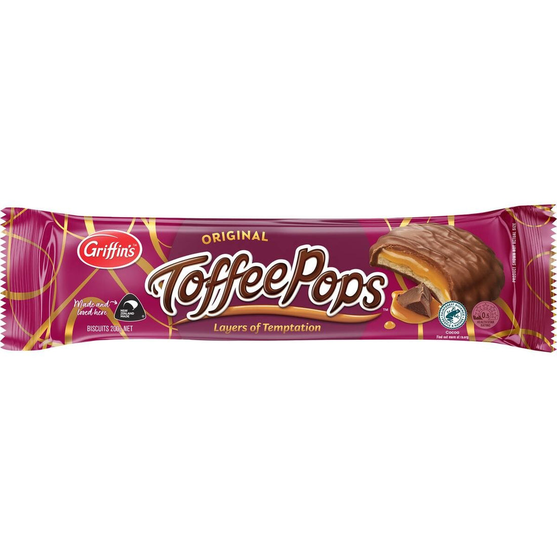 Griffins Toffee Pops Original 200g – Authentic NZ Chocolate Biscuits ...