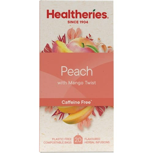 Healtheries Peach and Mango Twist Tea 20pk – Kiwi Corner Dairy