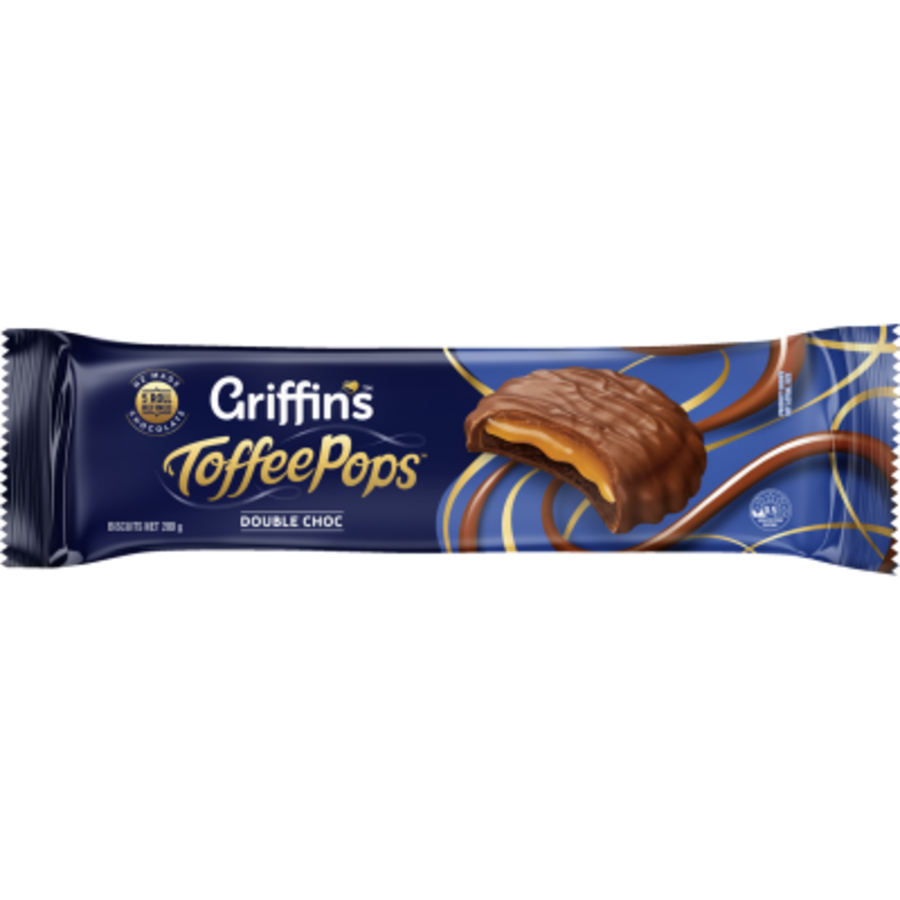 Griffins Toffee Pops Double Choc 200g – Kiwi Corner Dairy