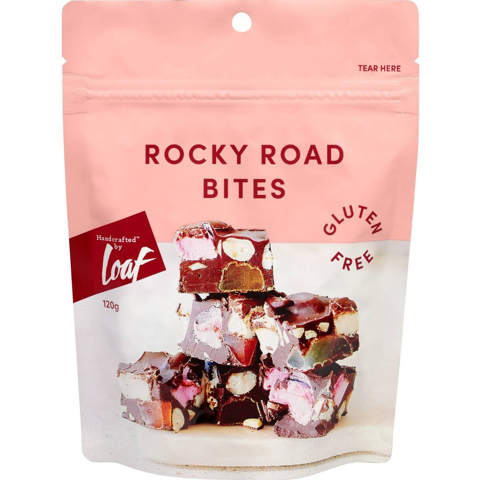 Loaf Rocky Road Bites 120g – Kiwi Corner Dairy