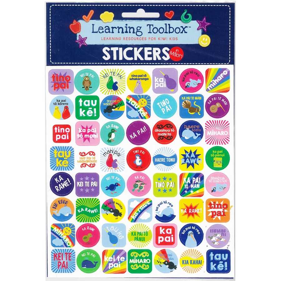 Stickers NZ Te Reo Praise – Kiwi Corner Dairy