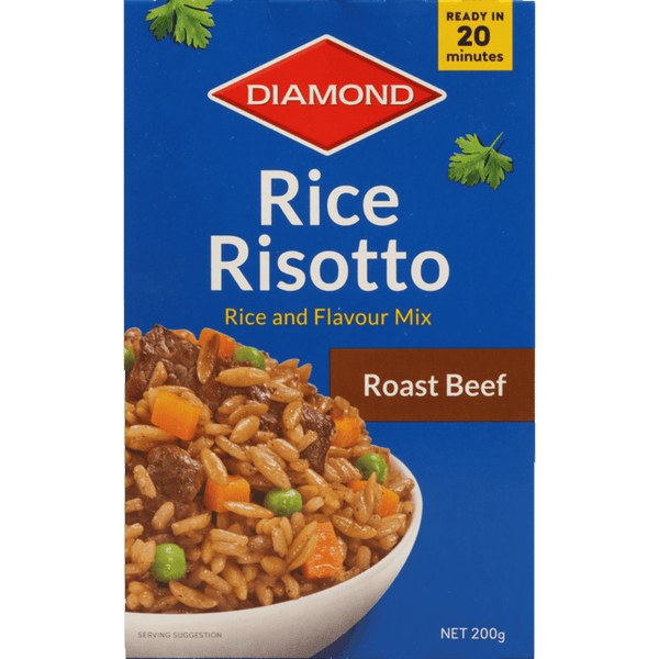 Diamond Rice Risotto Roast Beef 200g – Kiwi Corner Dairy