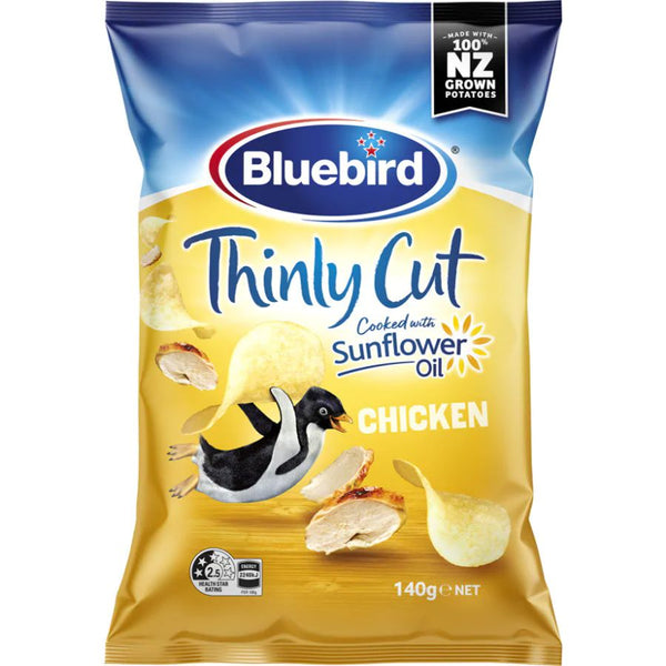 Bluebird Thin Cut Potato Chips Chick 150g – Kiwi Corner Dairy