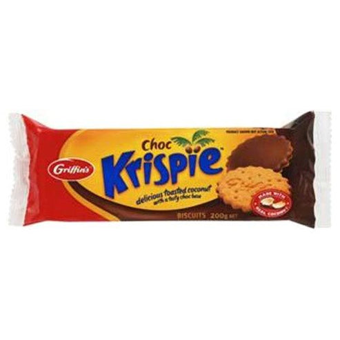 Griffins Chocolate Biscuits Krispies 200g – Kiwi Corner Dairy