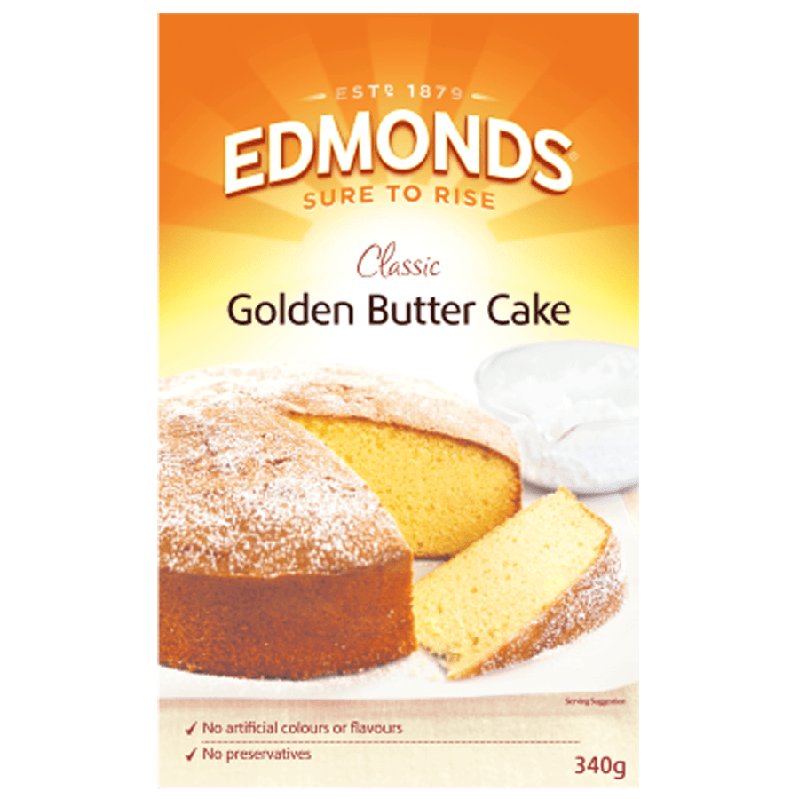 Edmonds Golden Buttercake Cake Mix 340g – Kiwi Corner Dairy