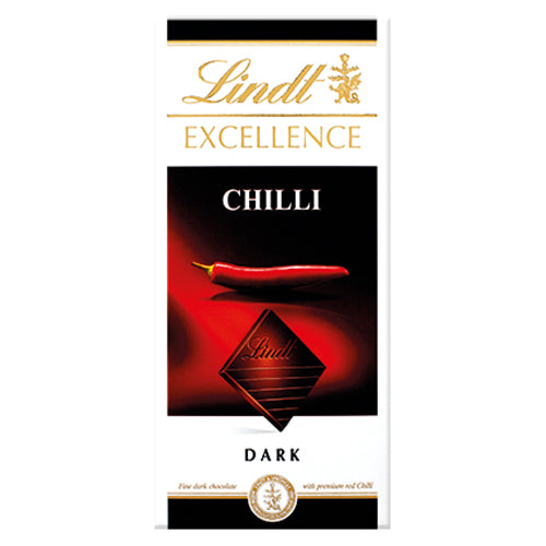 Lindt Excellence Chocolate Dark Chilli 100g – Kiwi Corner Dairy