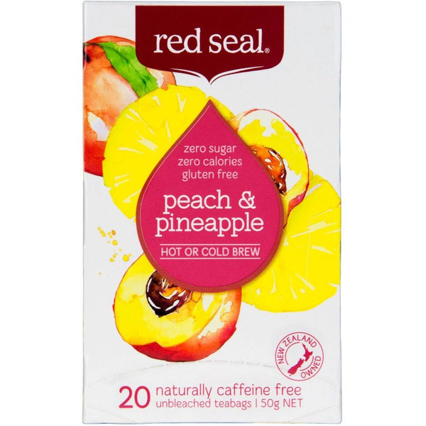 Red Seal Peach & Pineapple Tea 20 Pack – Kiwi Corner Dairy