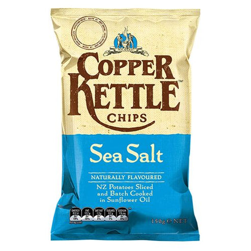 Copper Kettle Potato Chips Sea Salt 150g – Kiwi Corner Dairy
