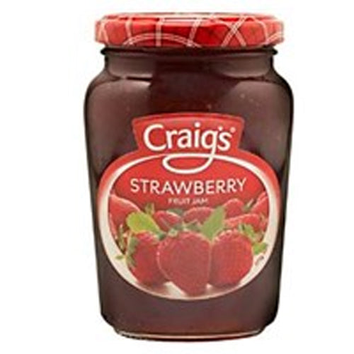 Craigs Strawberry Jam 375g – Kiwi Corner Dairy