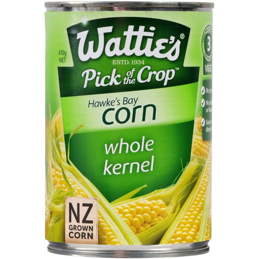Wattie's Corn Whole Kernel 410g – Kiwi Corner Dairy