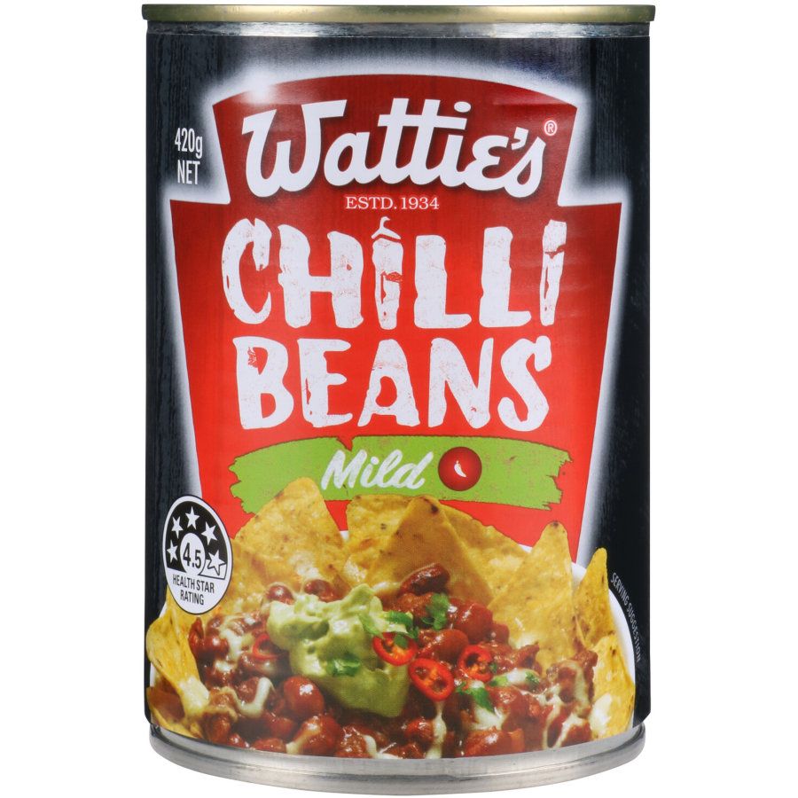 Wattie's Mild Chilli Beans 420g – Kiwi Corner Dairy