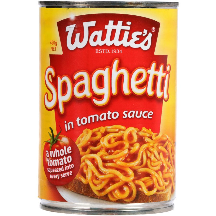Watties Spaghetti In Tomato Sauce 420g – Kiwi Corner Dairy